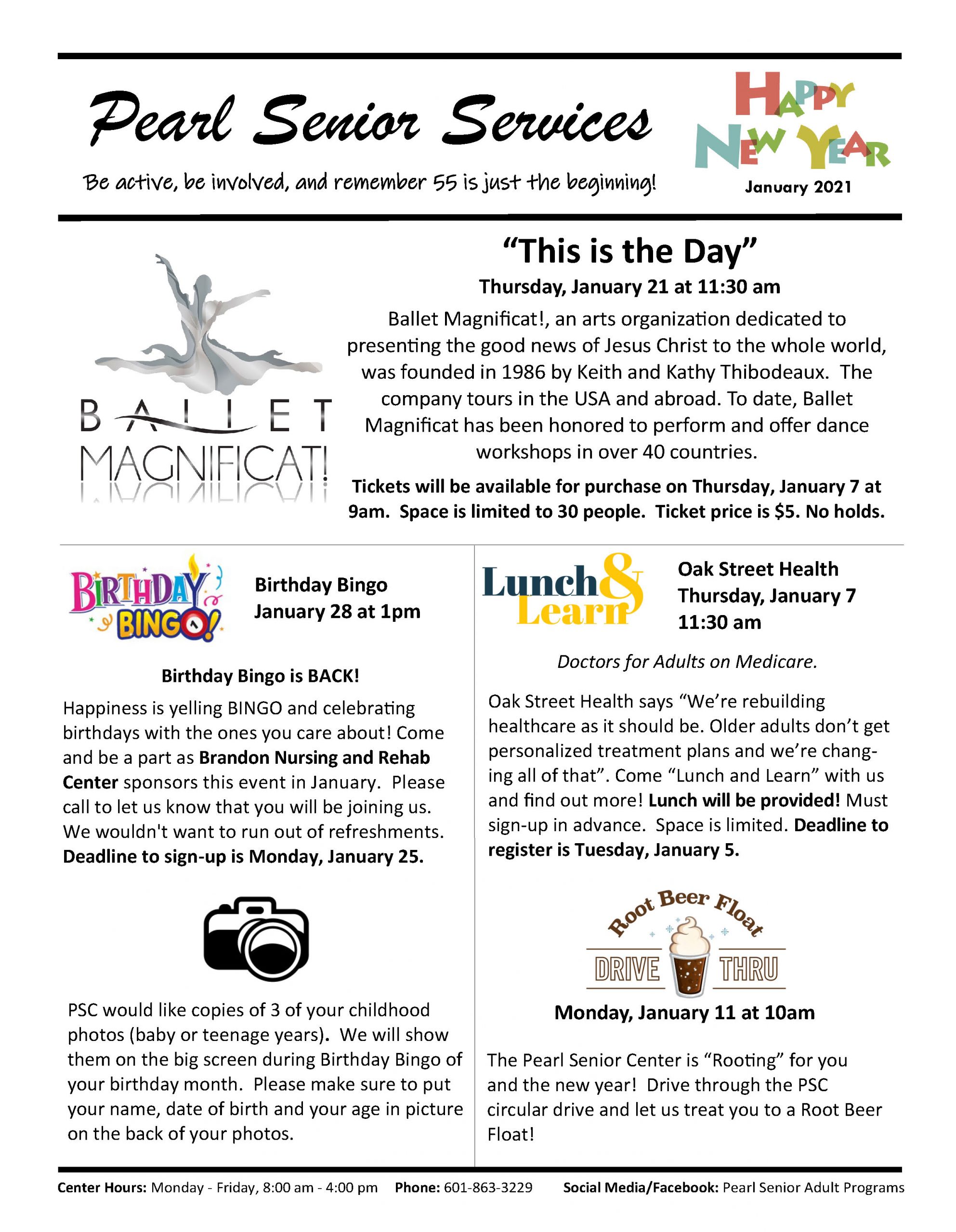 Senior Services Newsletter - City of Pearl